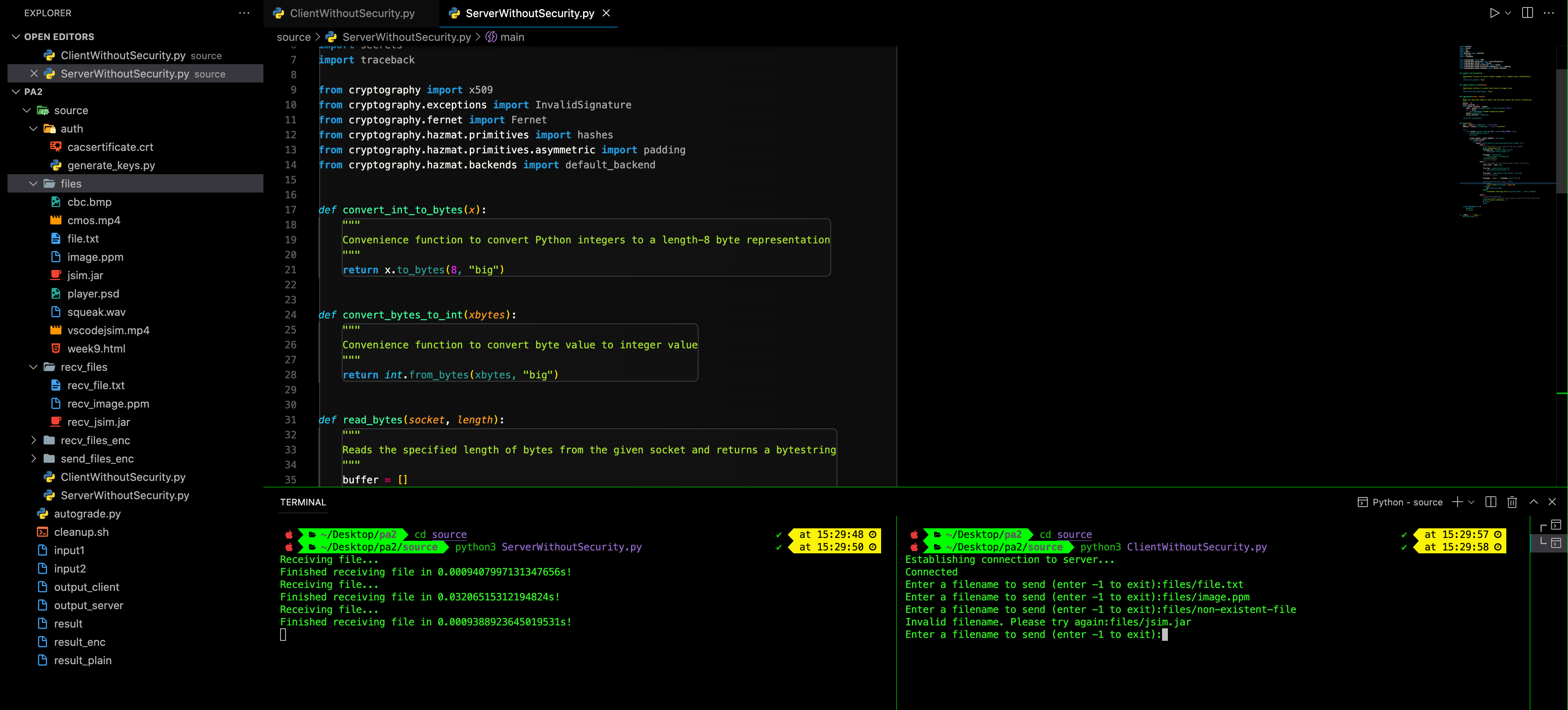 Secure File Transfer Protocol - 50.005 CSE
