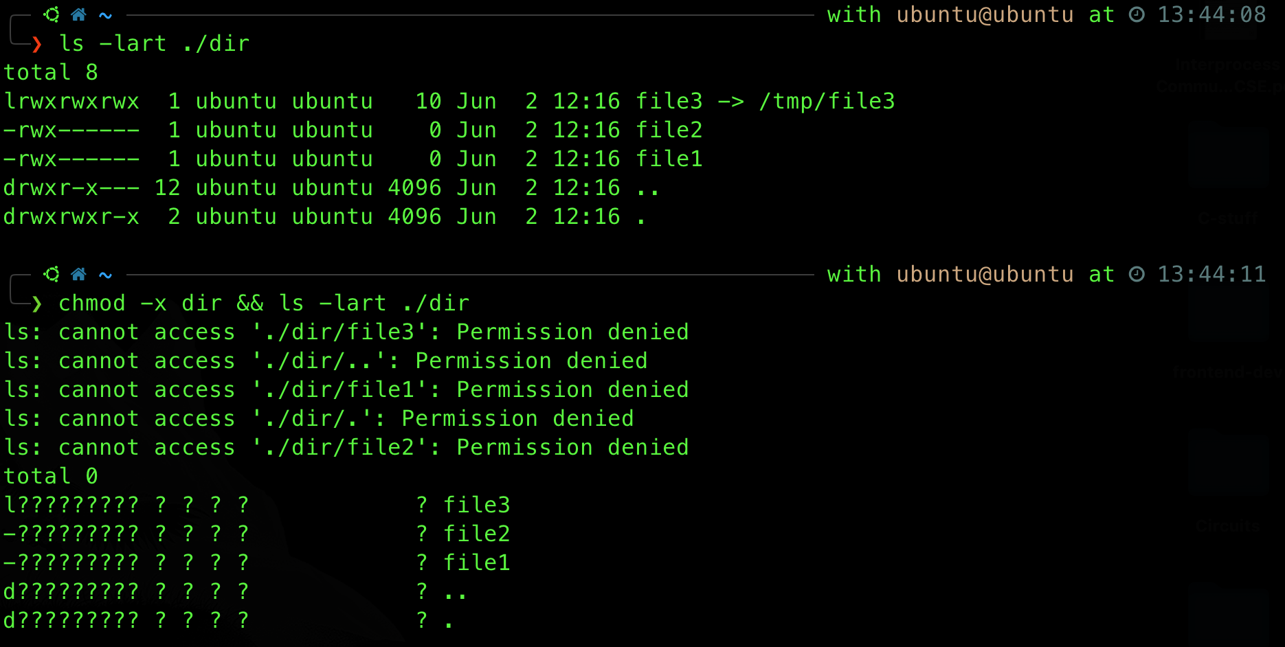 UNIX Directories | 50.005 CSE