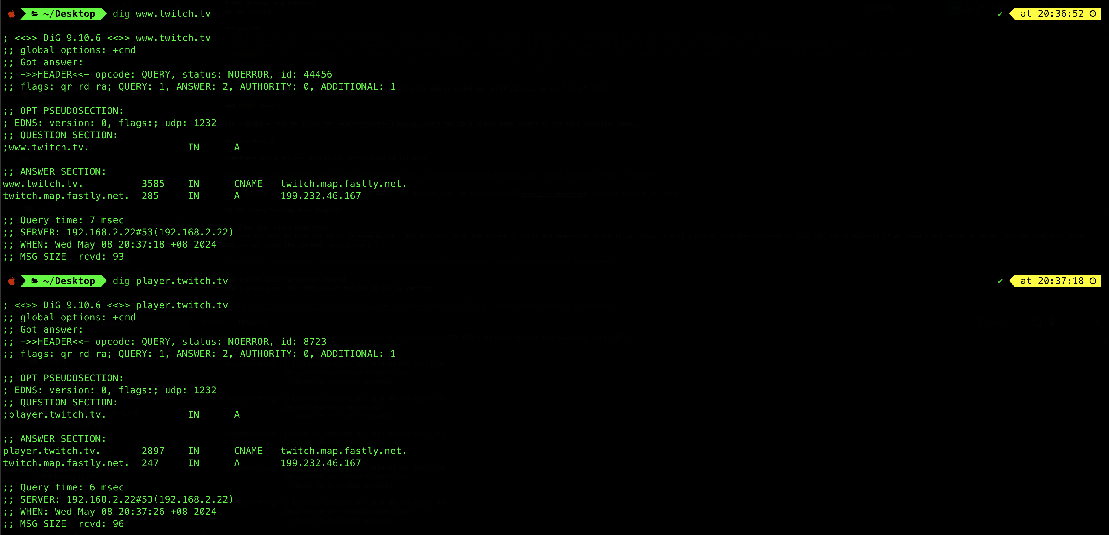DNS Records and Protocol | 50.005 CSE
